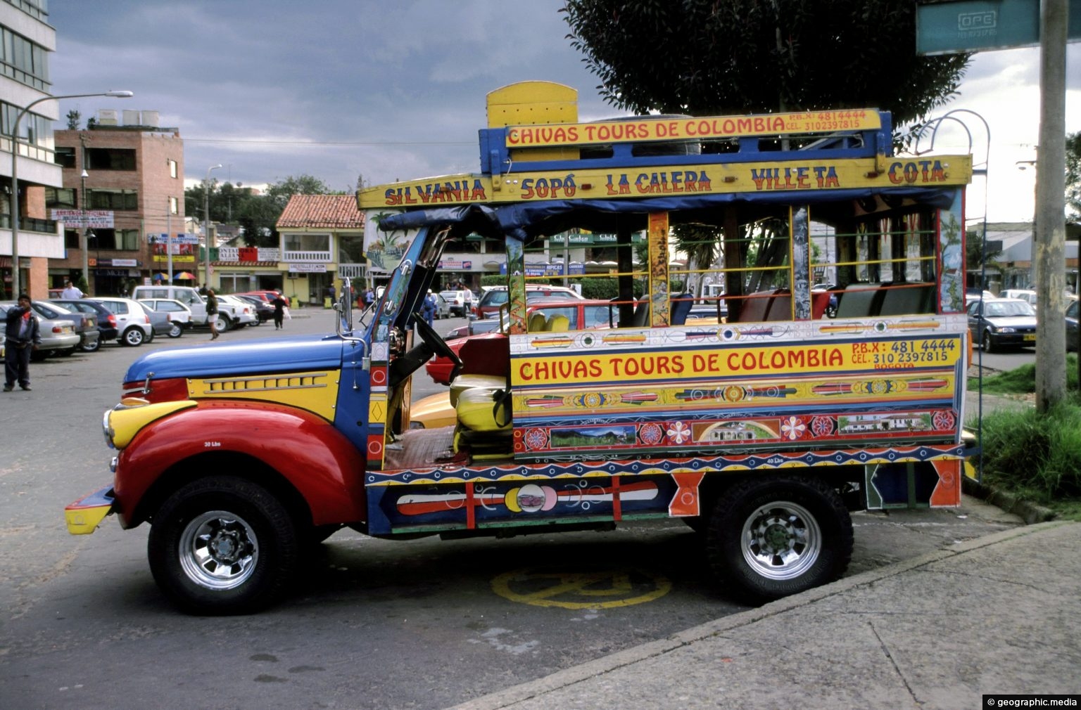 Chiva Bus in Bogota Colombia - Geographic Media