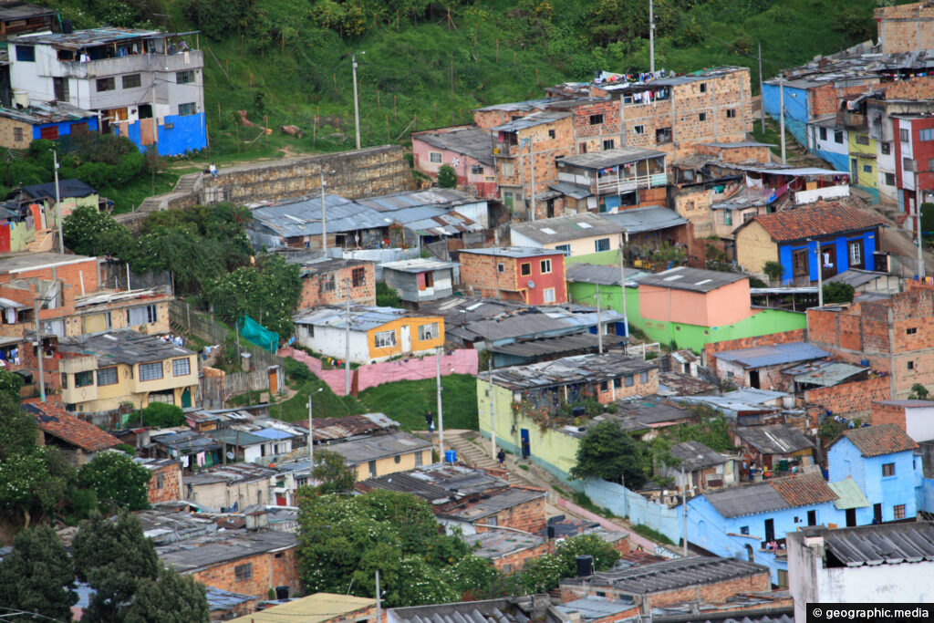 Poor Barrios in Bogota - Geographic Media