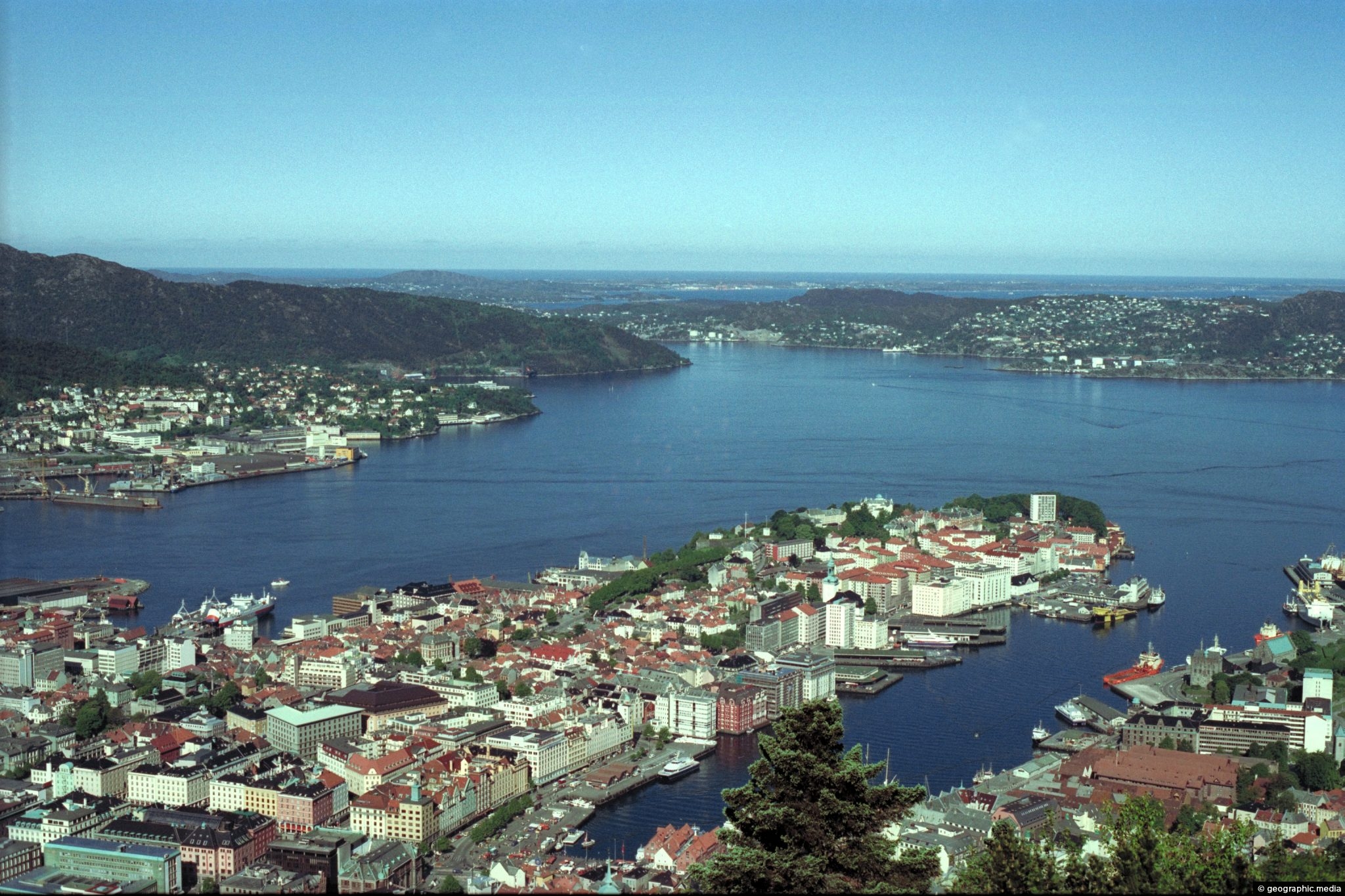 Vagen Harbor and Port in Bergen - Geographic Media