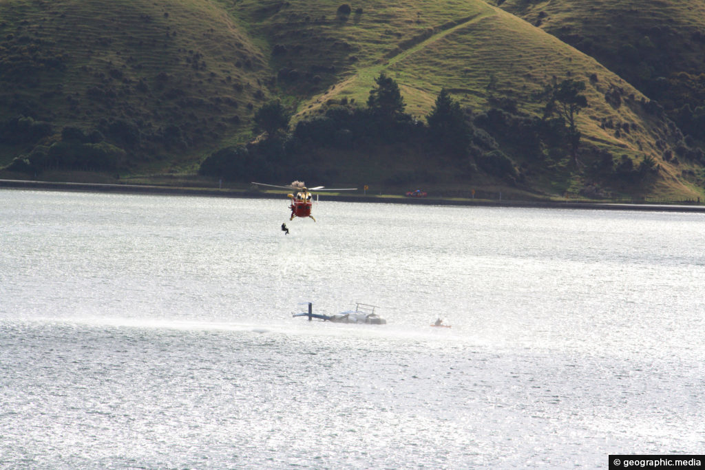 Helicopter Rescue Pauatahanui Inlet - Geographic Media